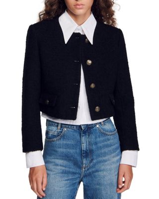 Sandro Wallace Short Boucle Jacket | Smart Closet