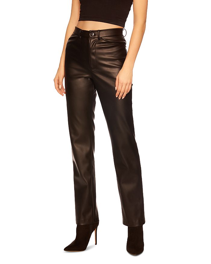 Susana Monaco Faux Leather Pants | Bloomingdale's