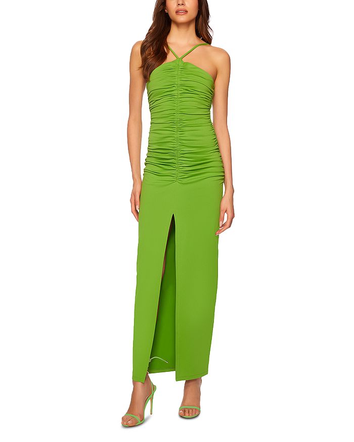 Susana Monaco Ruched Halter Dress | Bloomingdale's