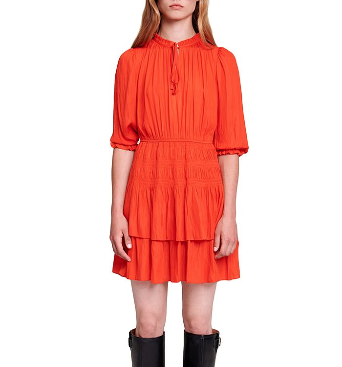 Maje Radji Tiered Mini Dress | Bloomingdale's