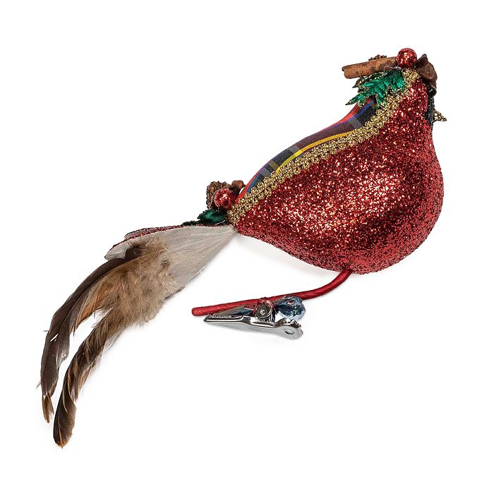 Mackenzie-Childs Tartastic Cardinal Clip | Bloomingdale's