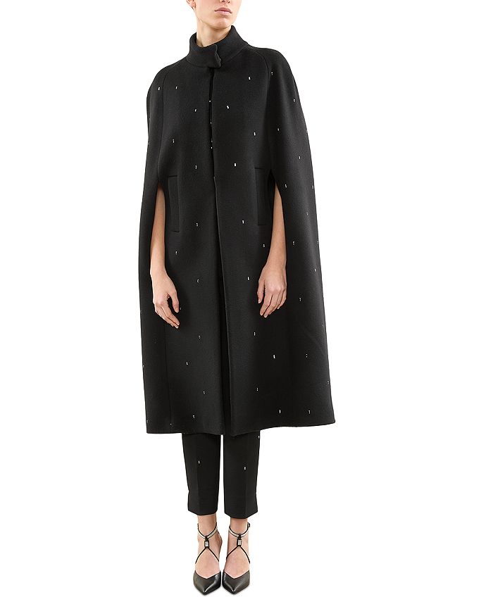 Peserico Embellished Long Cape | Bloomingdale's