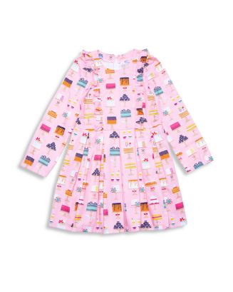 Worthy Threads Girls' Cake Print Cotton Dress - Little Kid, Big Kid ...