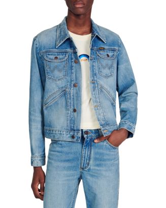 Sandro Wrangler Washed Denim Jacket | Bloomingdale's