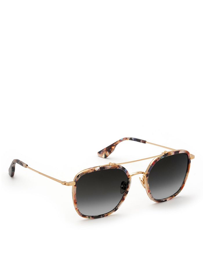 Krewe Austin Capri Aviator Sunglasses, 54mm | Bloomingdale's