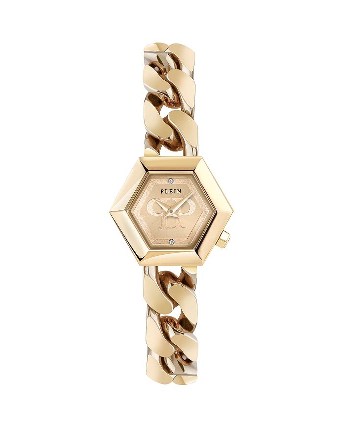 PHILIPP PLEIN Hexagon Groumette Watch, 28mm | Bloomingdale's