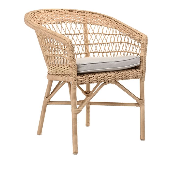 Sika Design Emma Natural Dining Chair with Seagull Cushion | Bloomingdale's