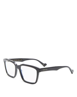 Gucci Square Clear Glasses, 55mm | Bloomingdale's