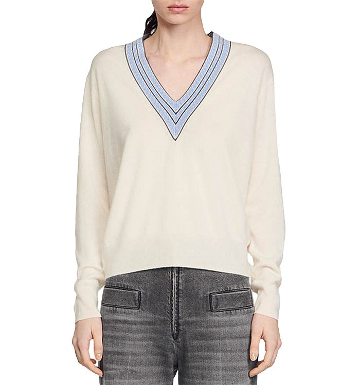 Sandro Adiel V Neck Sweater | Bloomingdale's