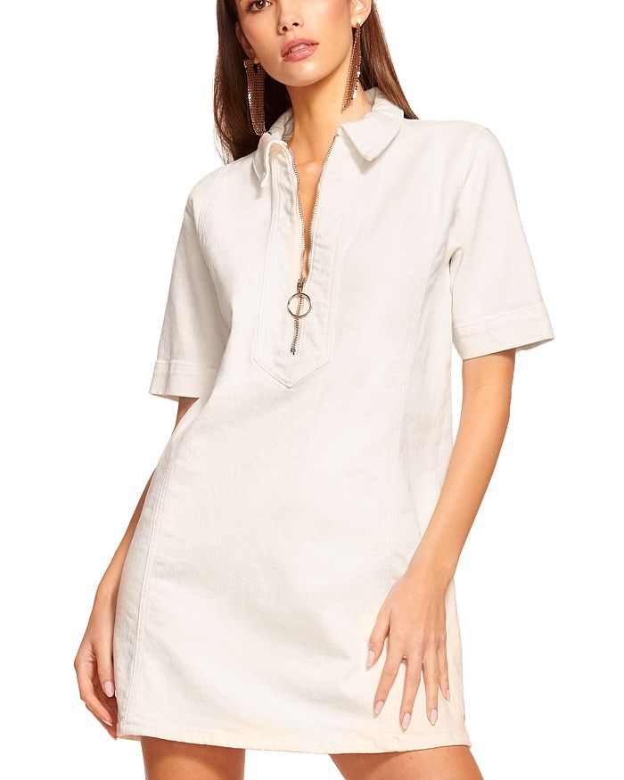 Ramy Brook Tunechi Front Zip Mini Dress | Bloomingdale's