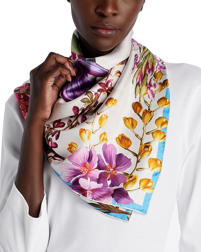 Echo Botanica Silk Square Scarf | Bloomingdale's