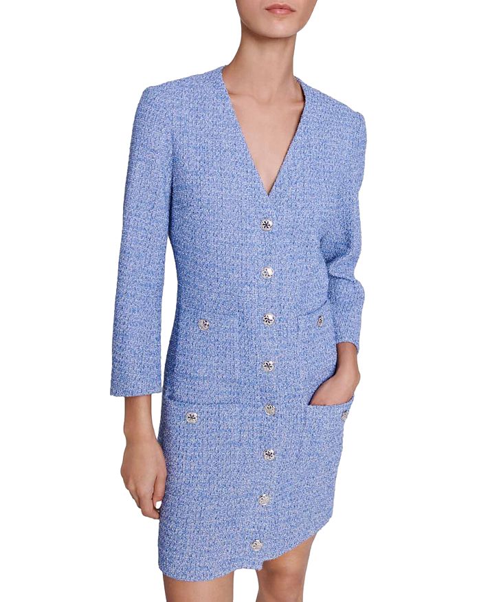 Maje Classic Tweed Mini Dress | Bloomingdale's