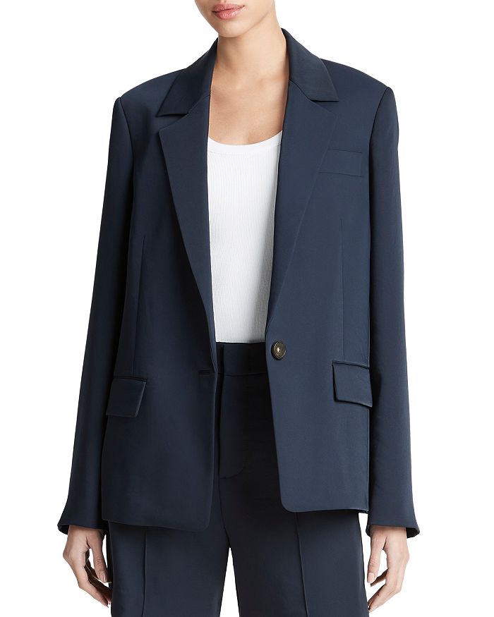 Vince Soft One Button Blazer | Bloomingdale's