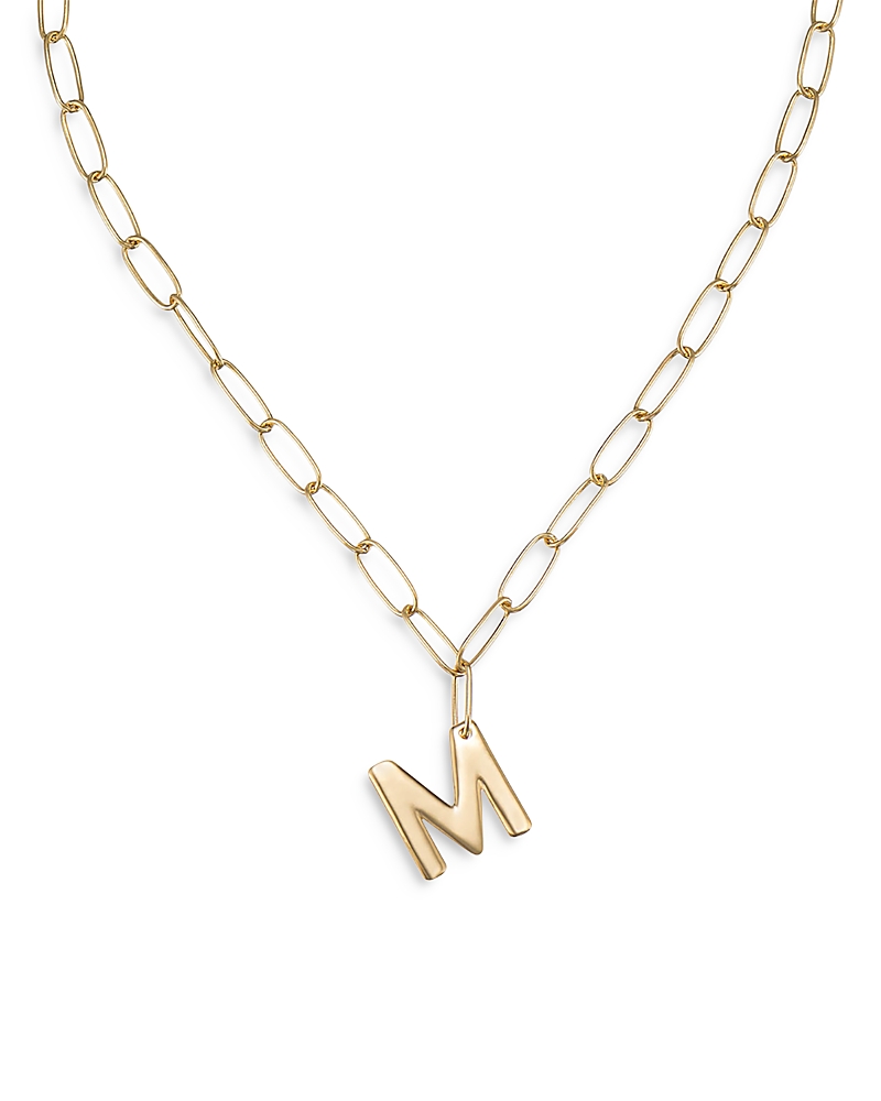 Click here for Ettika Paperclip Link Chain Initial Pendant Neckla... prices