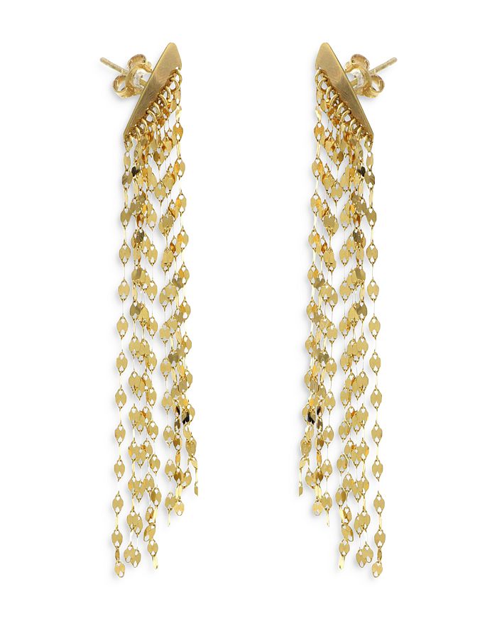 Bloomingdale's Tassel Dangle Drop Earrings in 14K Yellow Gold ...