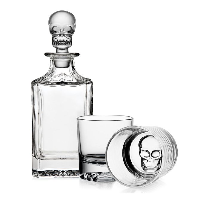 Godinger Clarion Skull 3-Piece Decanter Set | Bloomingdale's