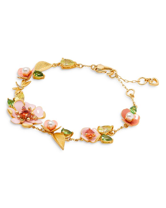 kate spade new york Bloom In Color Mixed Stone Flower Bracelet ...