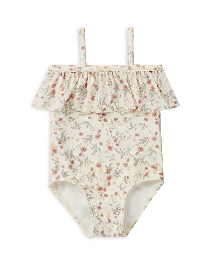 Rylee + Cru Girls' Ruffle One Piece Swimsuit - Little Kid | Bloomingdale's