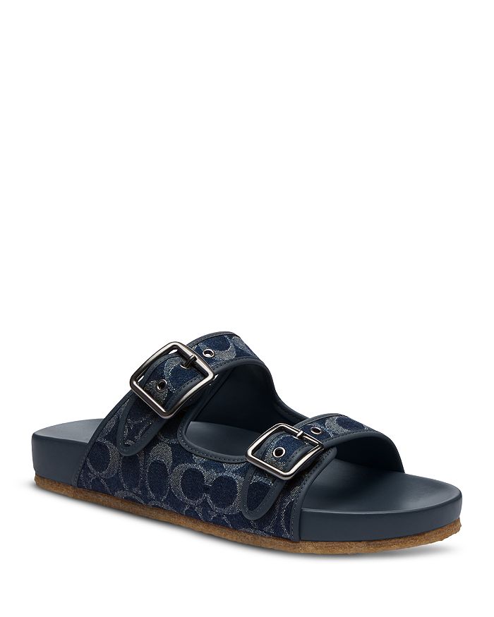 COACH Signature Buckled Strap Sandals | Bloomingdale's