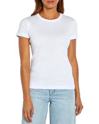Click here for Three Dots Cotton Short Sleeve Crewneck Tee prices