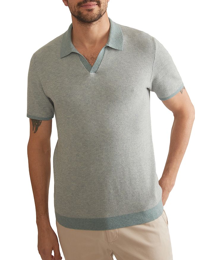 Marine Layer Liam Short Sleeve Sweater Polo | Bloomingdale's