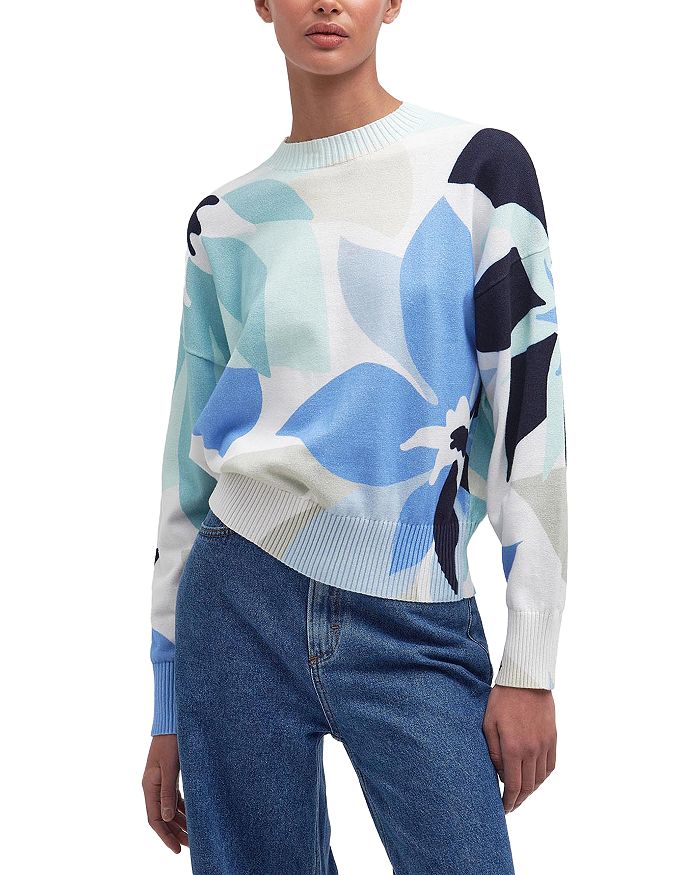 Barbour Nadia Floral Knit Sweater | Bloomingdale's