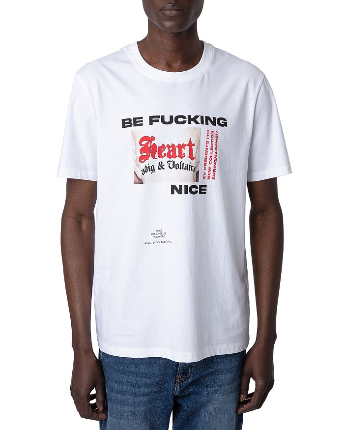 Zadig & Voltaire Ted Cotton Heart Graphic Tee | Bloomingdale's