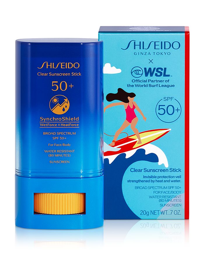 Shiseido Limited Edition World Surf League Clear Sunscreen Stick SPF 50 ...