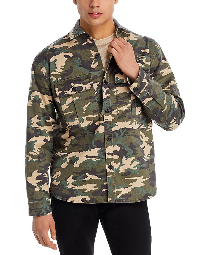 ATM Anthony Thomas Melillo Twill Cargo Camo Jacket | Bloomingdale's
