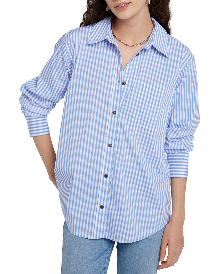 7 For All Mankind Striped Shirt | Bloomingdale's