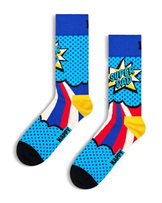 Happy Socks Men's Super Dad Socks | Bloomingdale's