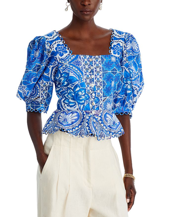 FARM Rio Tile Dream Top | Bloomingdale's