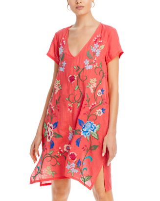 Johnny Was Embroidered Tunic Dress | Bloomingdale's