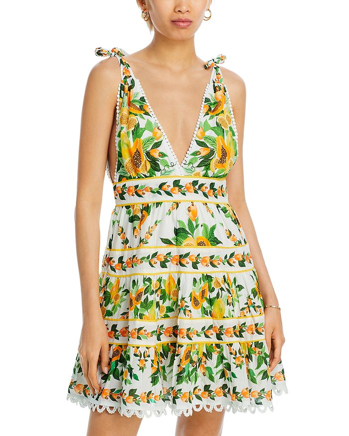 FARM Rio Papaya Salad Scarf Dress | Bloomingdale's
