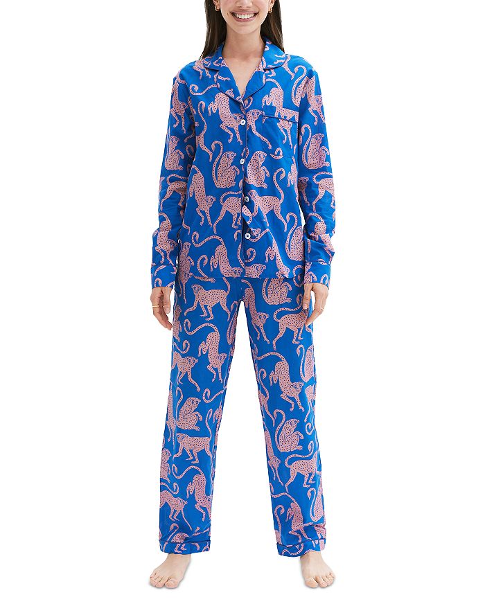 Desmond & Dempsey Chango Print Pajama Set | Bloomingdale's