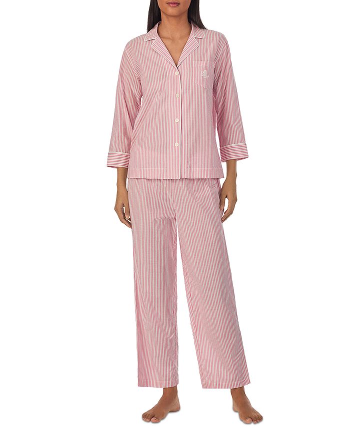 Ralph Lauren Stripe Pajama Set | Bloomingdale's