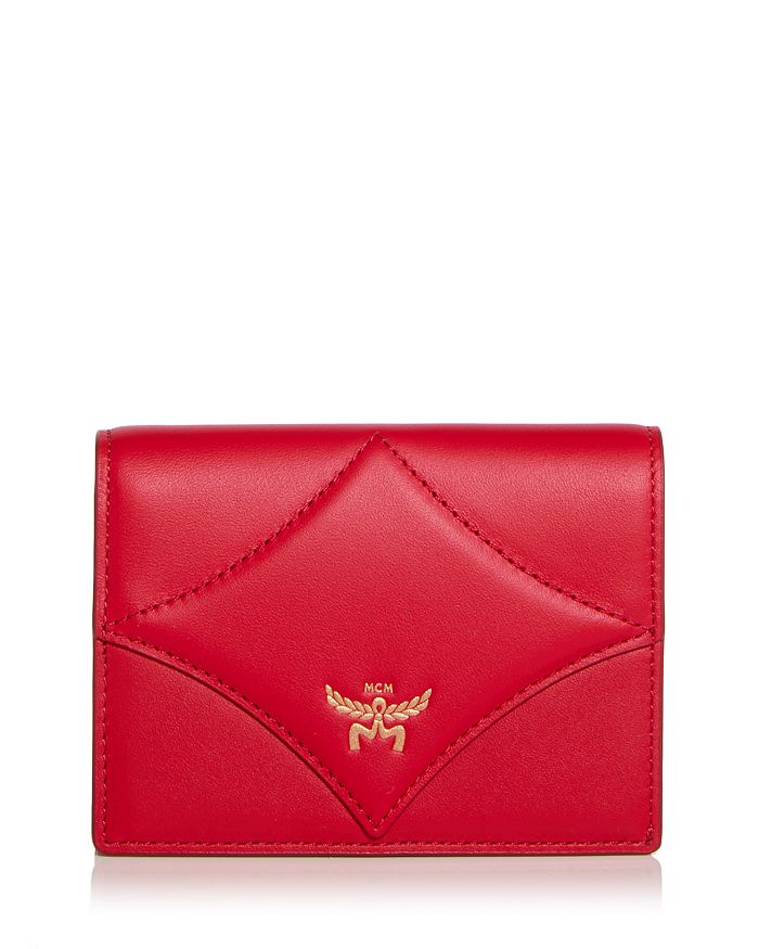 MCM Diamond Small Leather Wallet | Bloomingdale's