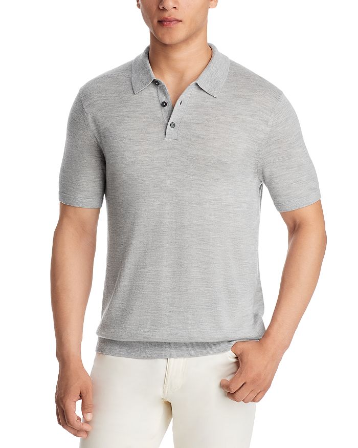 Michael Kors Merino Wool Regular Fit Polo Shirt | Bloomingdale's
