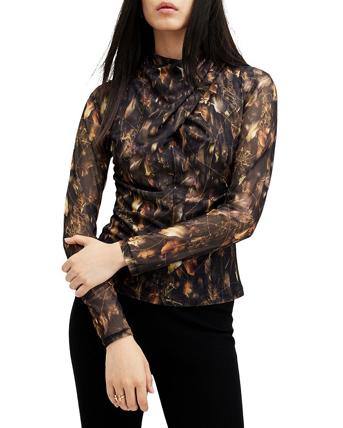 ALLSAINTS Tia Mesh Top | Bloomingdale's