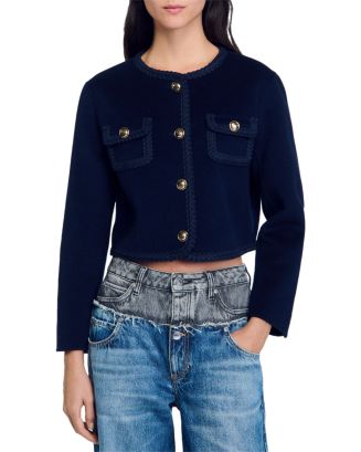 Sandro Lavande Wool Jacket | Bloomingdale's