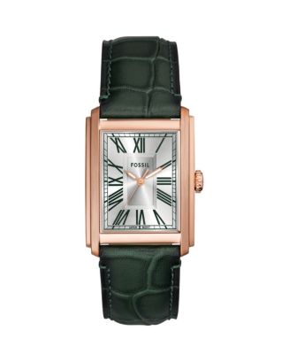 Fossil Carraway Three Hand Watch, 30mm x 42mm | Bloomingdale's