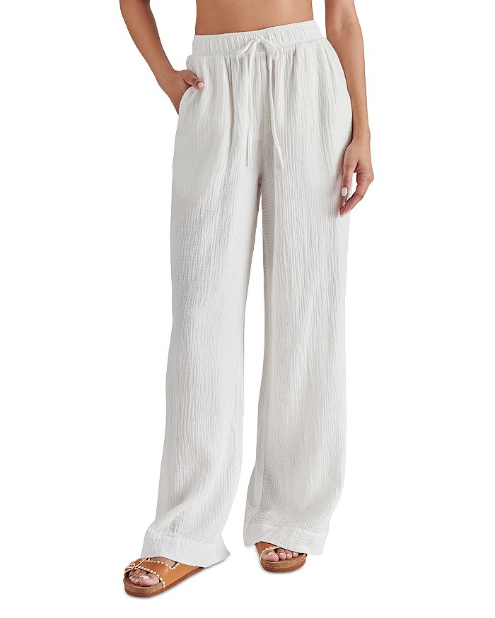 STEVE MADDEN June Hight Rise Cotton Pants | Bloomingdale's