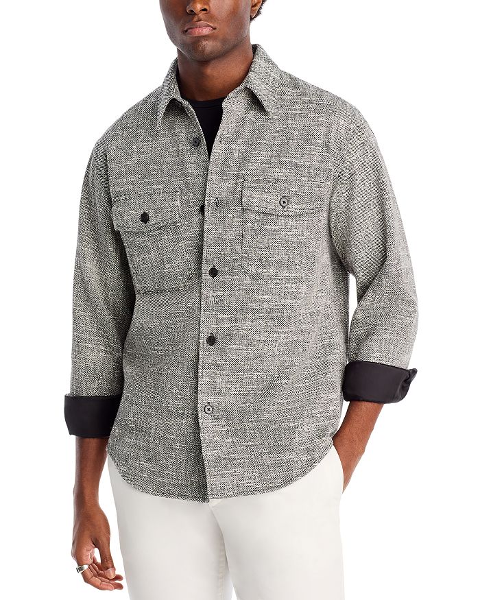 Theory Garvin Tweed Shirt | Bloomingdale's