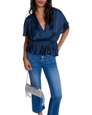 Womens Peplum Tops - Bloomingdale's