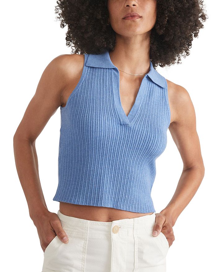 Marine Layer Amelia Cropped Tank Top | Bloomingdale's