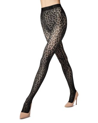 Wolford Leopard Lace Tights | Bloomingdale's