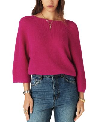 ba&sh Issac Back Button Sweater | Bloomingdale's