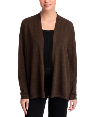 Eileen Fisher Wool Open Front Cardigan | Bloomingdale's