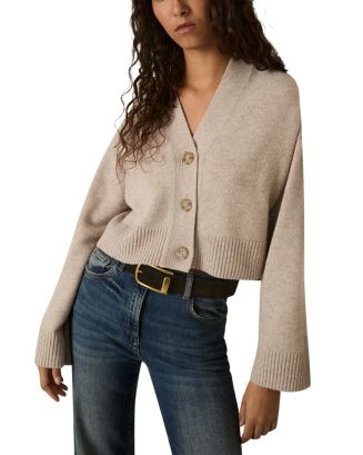 REISS Rixy Wool Blend V Neck Cardigan | Bloomingdale's