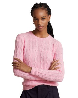 Ralph Lauren Lauren Ralph Lauren Cashmere Cable Knit Sweater | Bloomingdale's